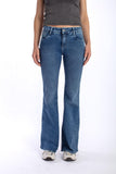 JEANS WINGS FLARE BORDADO ALAS AZUL MEDIO EFESIS – Efesis Chile
